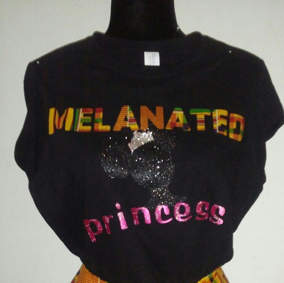 handmade | Tops | Melanated Princess Tshirt | Poshmark